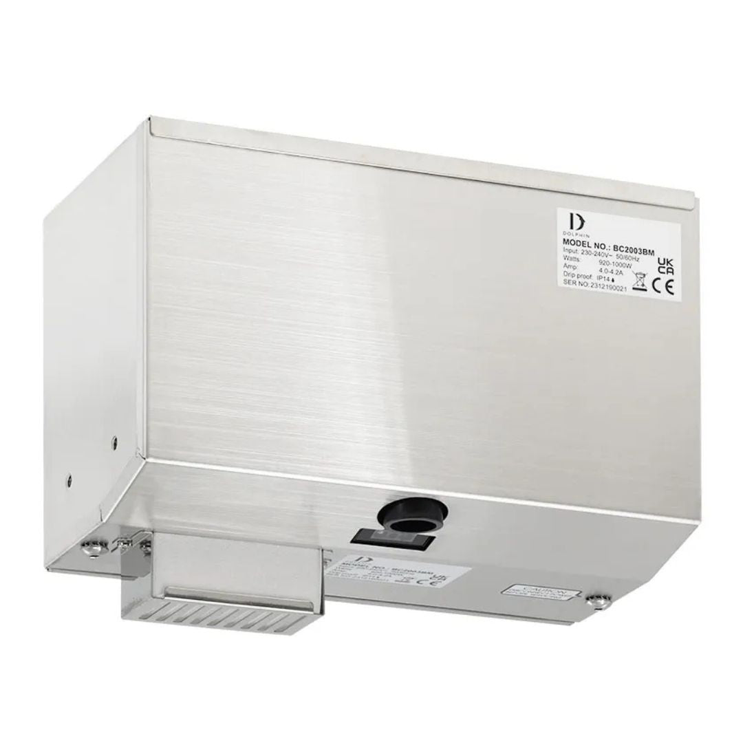 Dolphin BC2003-BM-HEPA Behind The Mirror Hand Dryer with HEPA Filter ...