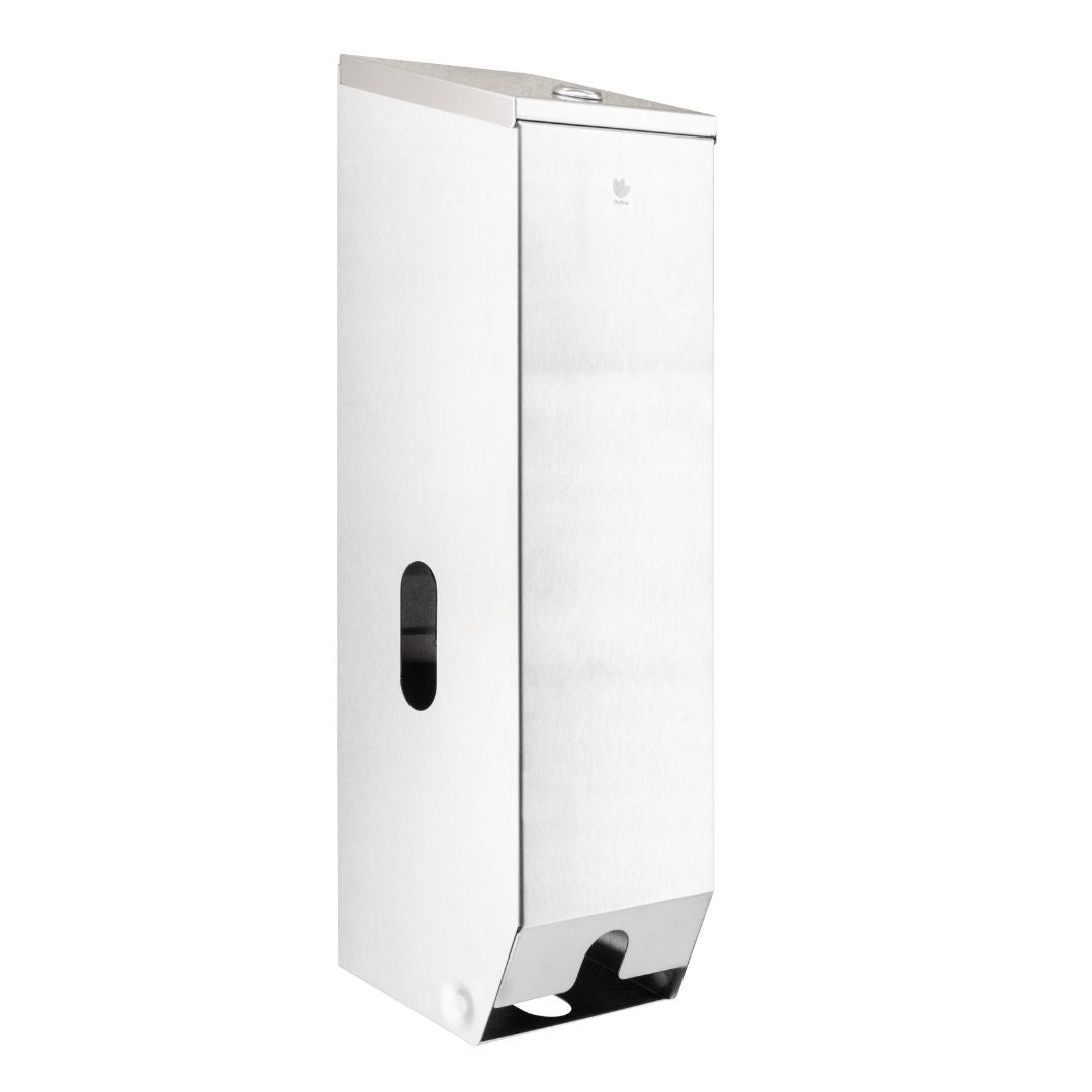 Dryflow Stainless Steel Toilet Roll Dispenser - 3 Roll DFSS08 – Hand ...
