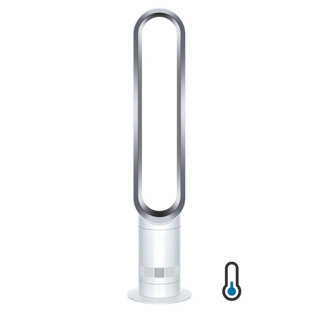 Dyson Cool™ AM07 tower fan in White and silver – Hand Dryers UK™